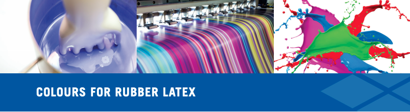Colours for Rubber Latex: Hydroflex Range - DVM Pigments & Additives